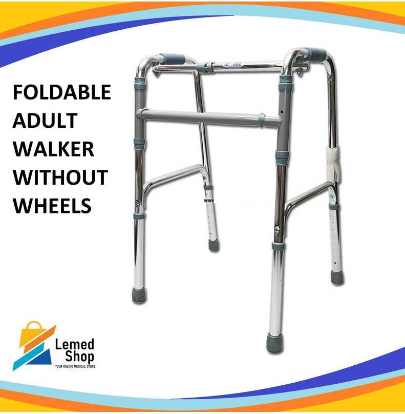 Adult Walker without Wheels Walking Aid with Wheels Wheelchair Adult ...