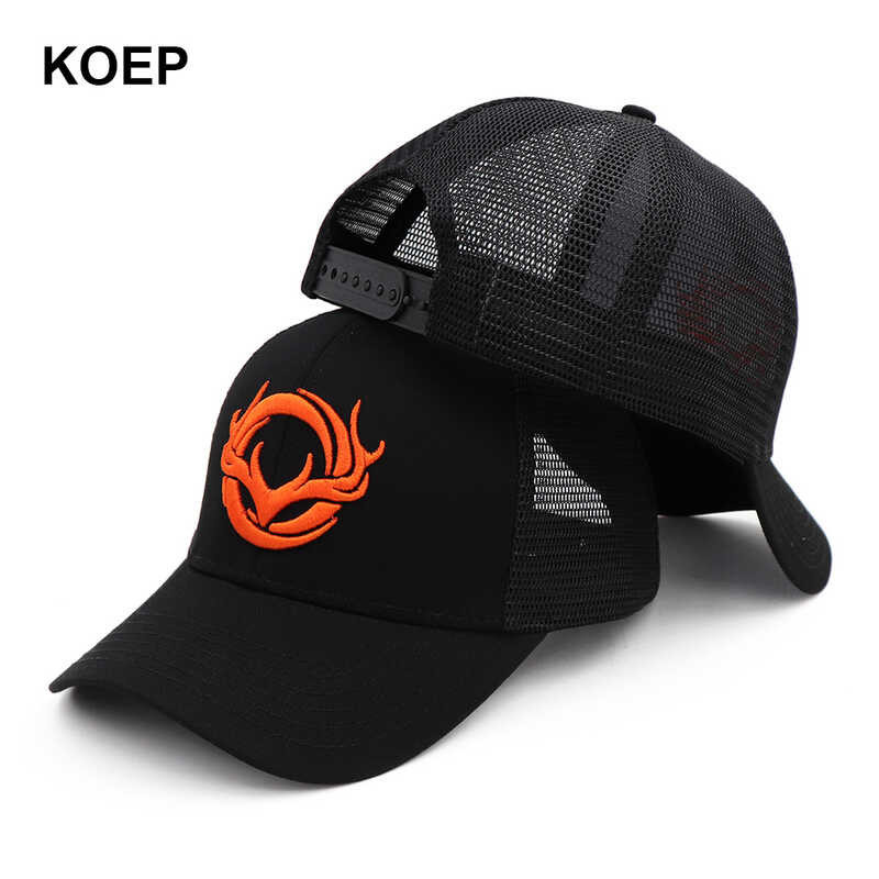 KOEP Bagong uri DEER Hat Para sa Kababaihan Lalaki Black Mesh Summer ...