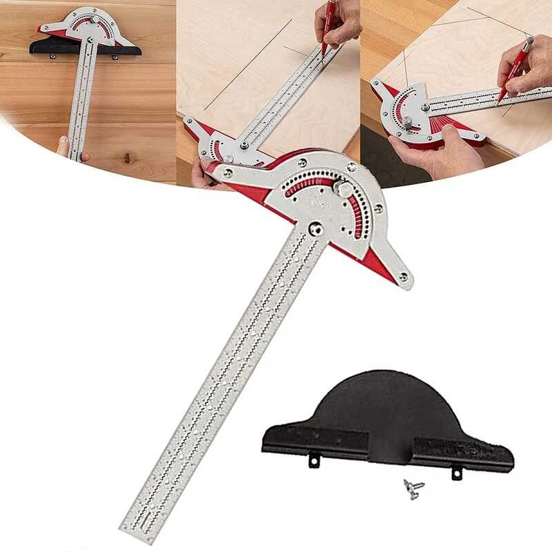 Woodworkers C Inch/Cm Carpenter Measure Woodworking T-Type Layout Angle ...
