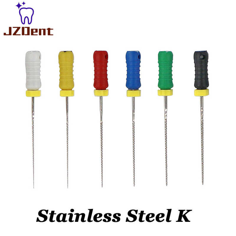 Dental 21Mm 25Mm 15-40 Enntic Stainless Steel K Files Hand Use Endo ...