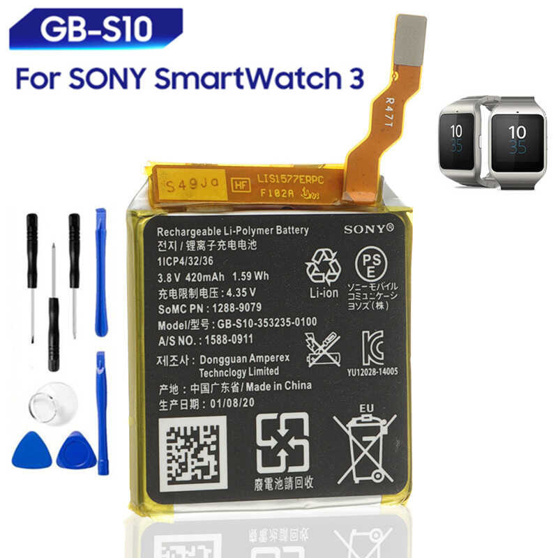Original Replacement For SONY Smart Watch 3 SW3 SWR50 3SAS Authentic ...