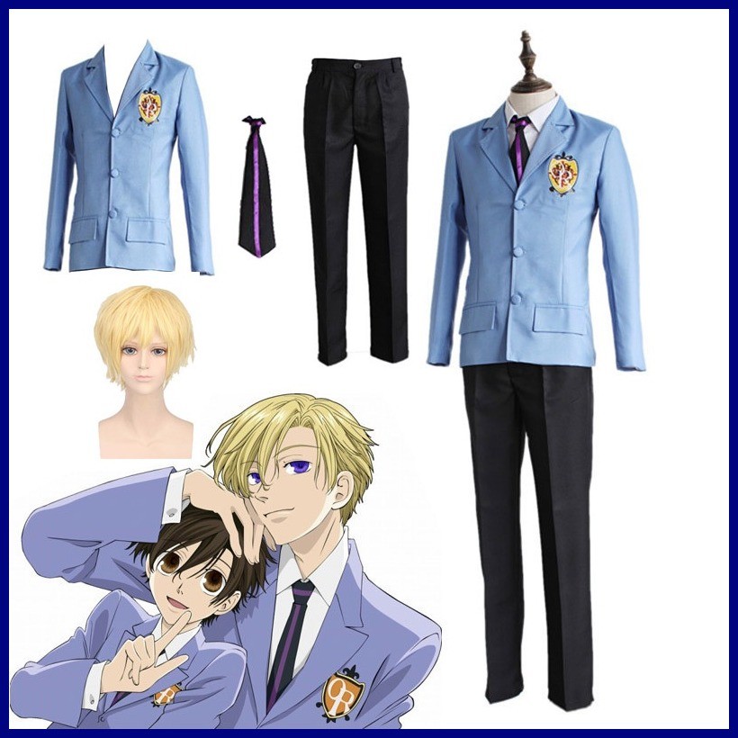 School High Ouran Host Club Cosplay School Fujioka Haruhi Outfit School ...