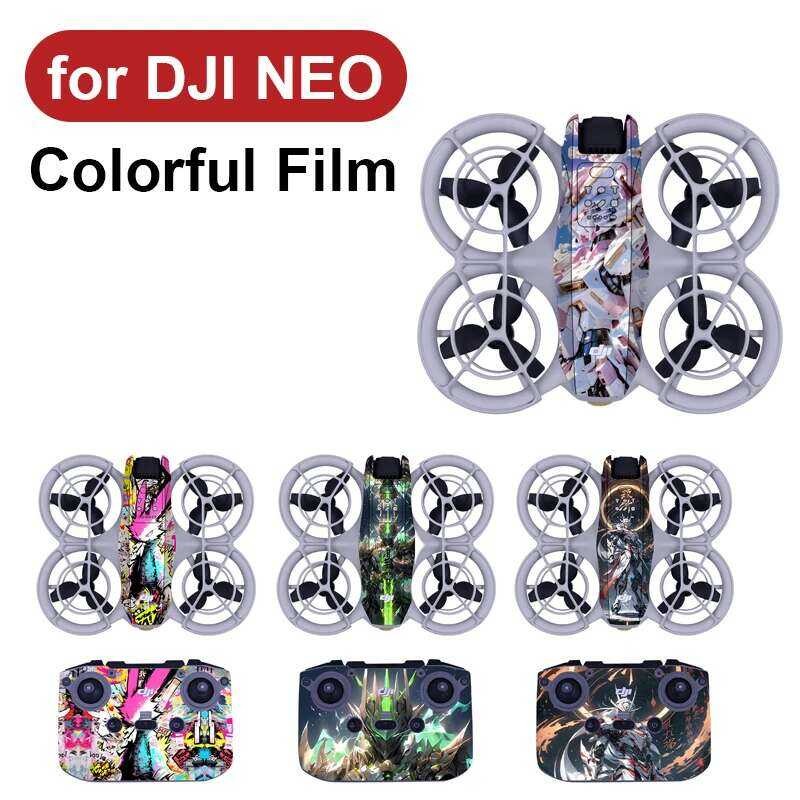 PVC Colorful Stickers For DJI NEO Skin Water-proof Protection Covering ...