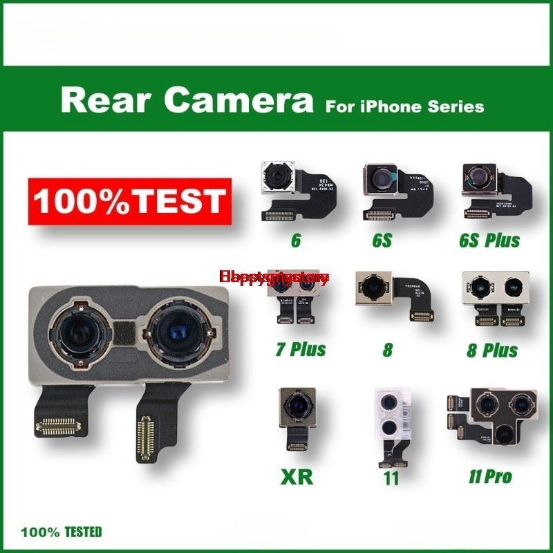 Ebemy-Rear Camera For iPhone 6 6S 7 8 Plus Back Camera Rear Main Lens ...