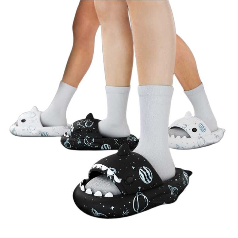 Cute Summer Shark Slippers Kababaihan Lalaki Sa Loob Ng Kama Slides Mga ...