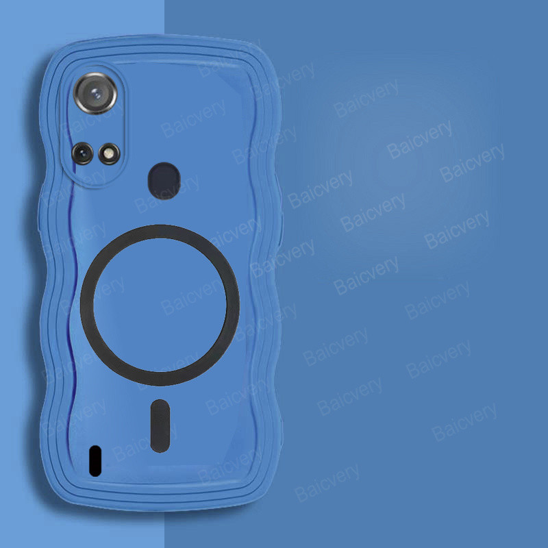 Casing For ITEL A49 Play A631L Fashion Wave Border Soft TPU Silicone ...