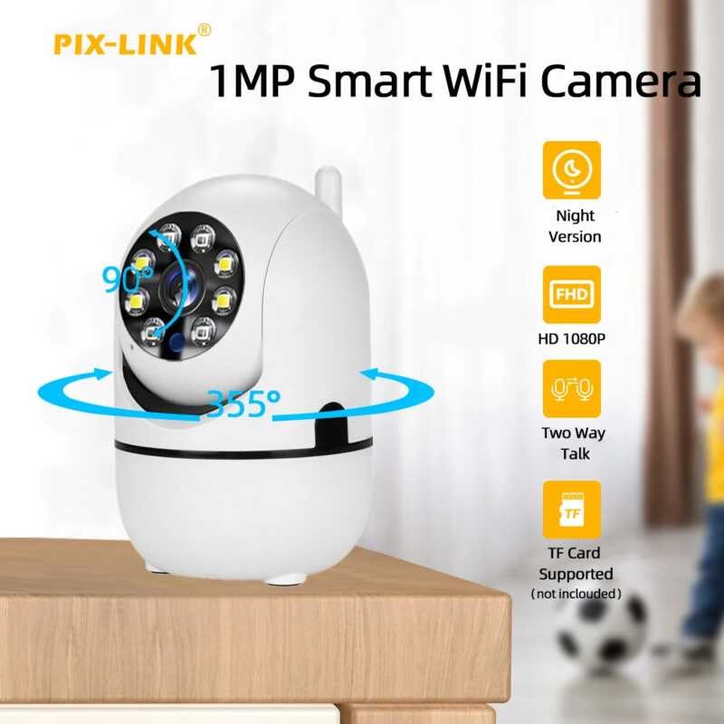 IP Camera Smart Home 1080P Indoor Security Camera Auto Track Network ...