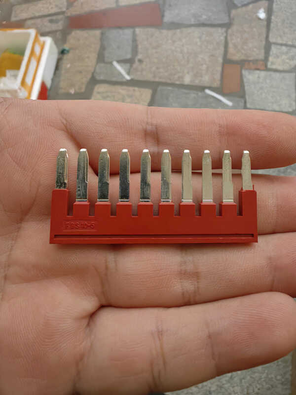 ST2.5 Spring Terminal Short Circuit Strip FBS-10-5 Center Edge Plug in ...