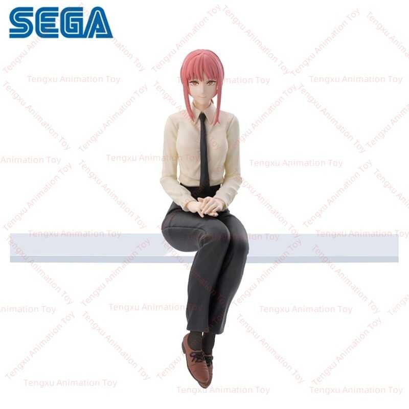 In Stock Original Sega Chainsaw Man Sitting Series 14cm Makima Anime ...