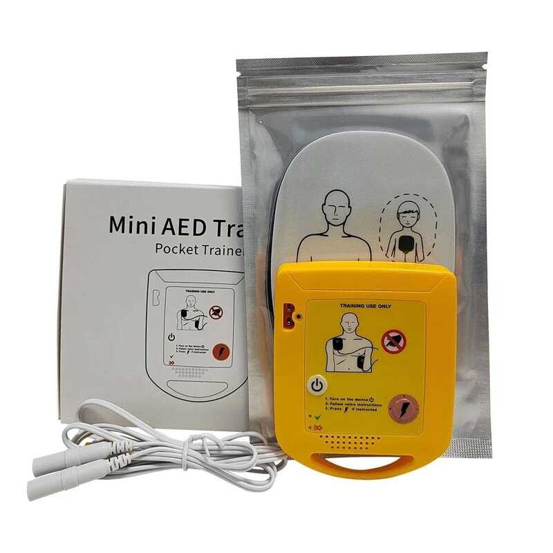 Mini AED Trainer Automated Cardiopulmonary Defibrillator Resuscitation ...