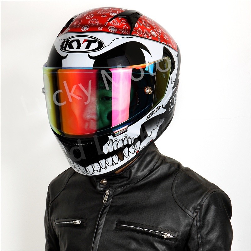 XM KYT NFR/NXR/GP Iridium Visor Lens Revo Lens FIt for KYT NFR/NXR/GP ...