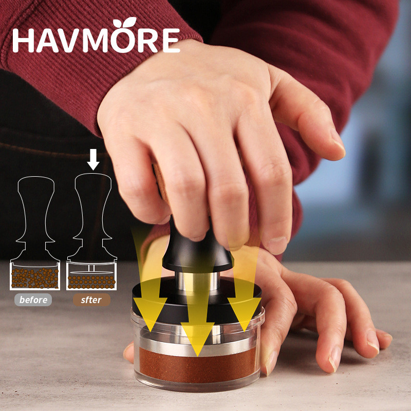 Stainless Steel Constant Pressure Coffee Tamper Matching Scale Tamper ...