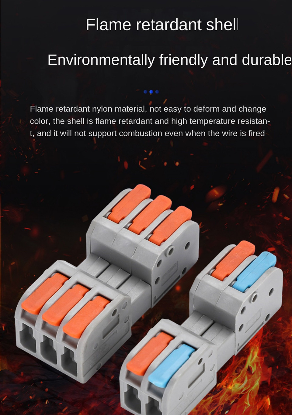 Docking Mini Quick Wire Connector Universal Compact Electrical Wiring ...