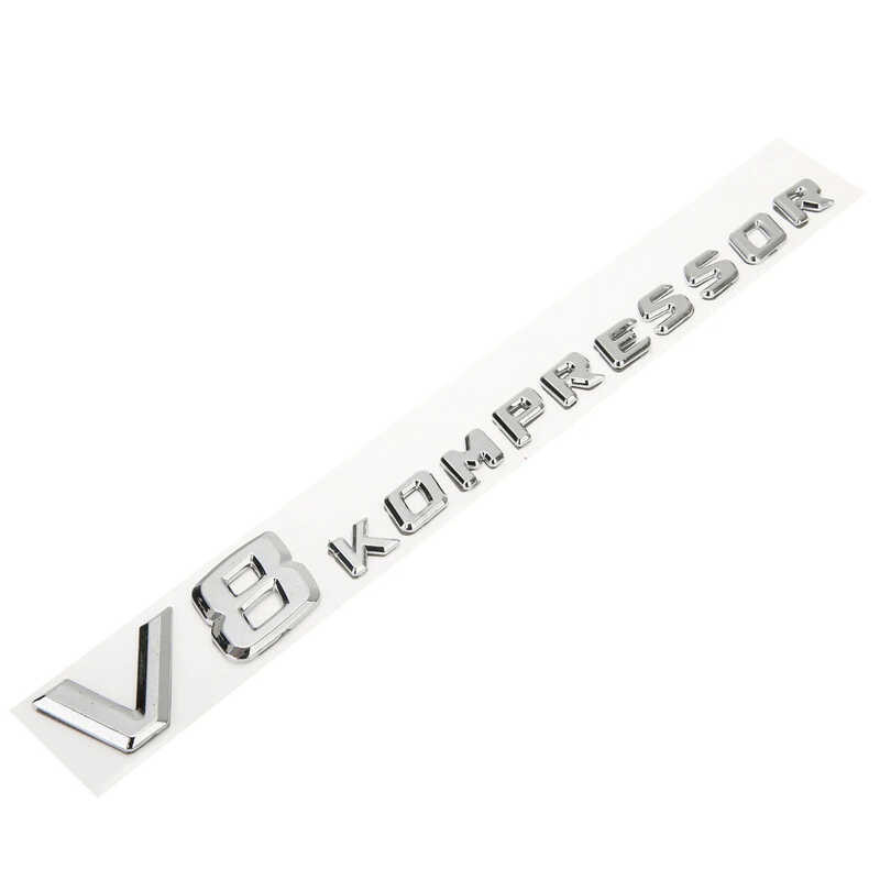 §≌ 2Pc V8 Compressor Car Side Fender Letter Emblem Badge High Quality ...