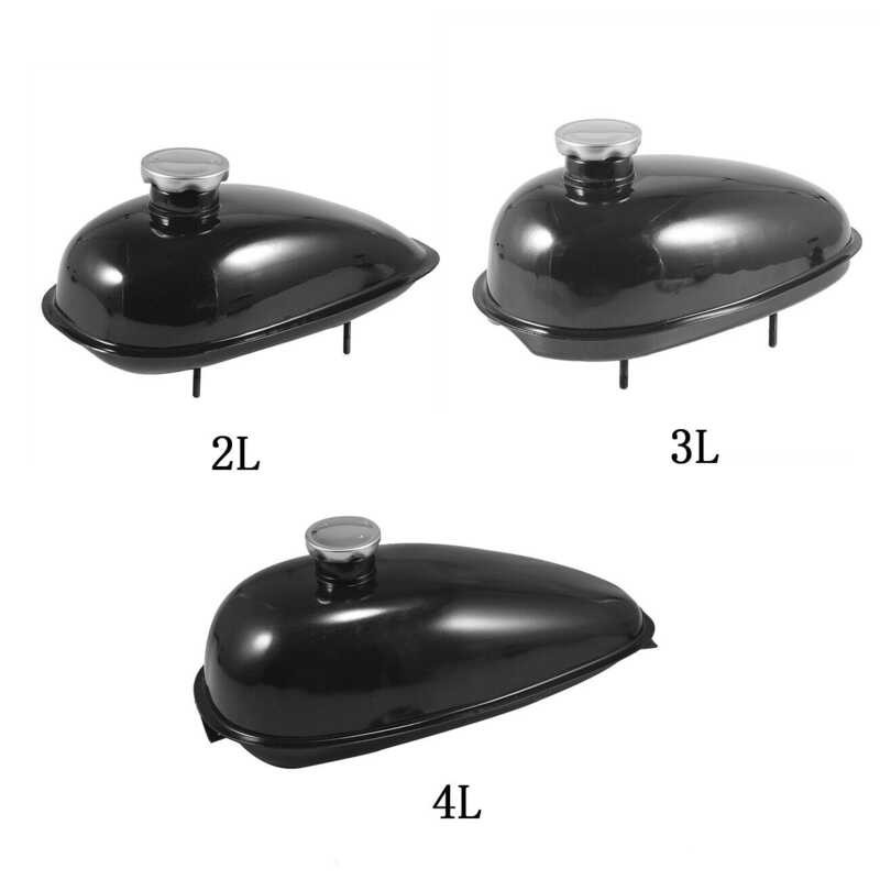 2L 3L 4L Black Gas Tank W/ Cap Pet Para sa 49CC 50CC 80CC 60cc Engine ...