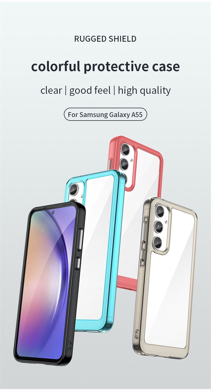 Lenuo Clear Phone Case for Samsung Galaxy A17 A07 A56 A36 A26 A55 A35 A25 A15 A16 A06 A05S A54 ...