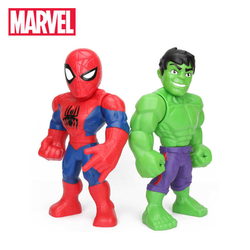 25cm - Super Hero Adventures Sha Mega Green Hulk American Captain PVC ...