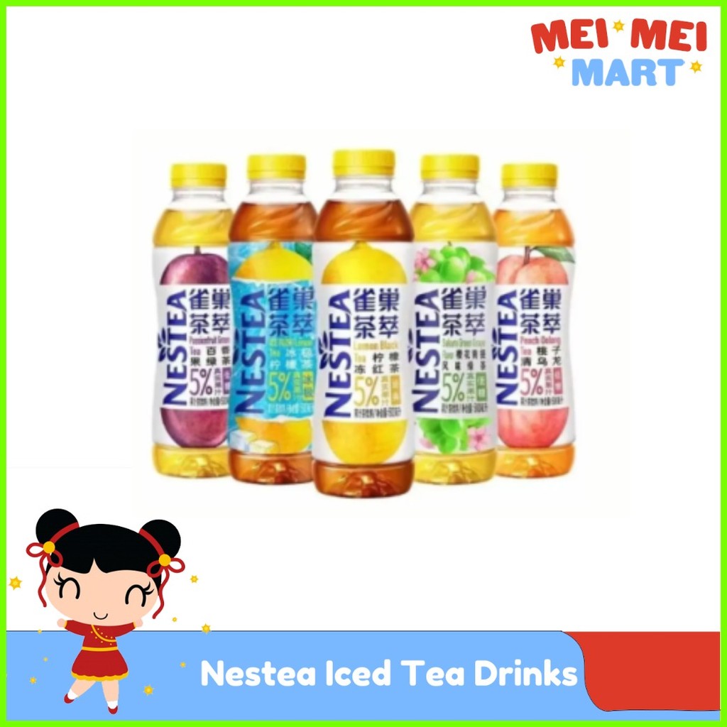 Hong Kong] Nestea Nescafe Lemon Peach Oolong Passionfruit Green Iced Ice Tea Drink 500ml ...