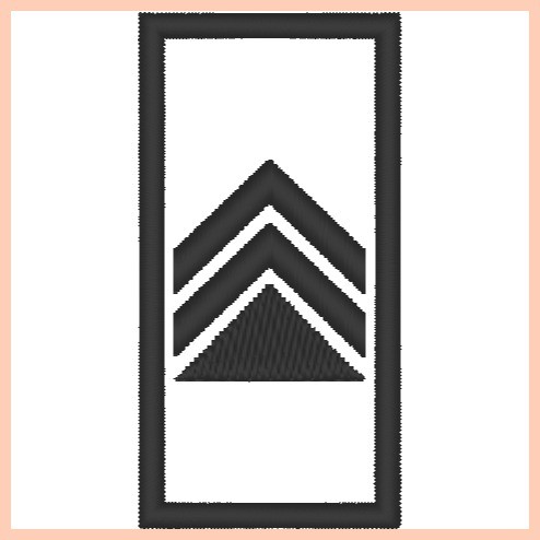 ♨ § PHILIPPINE ARMY PHILARPAT ENLISTED INSIGNIA/RANK (W/ VELRO ...