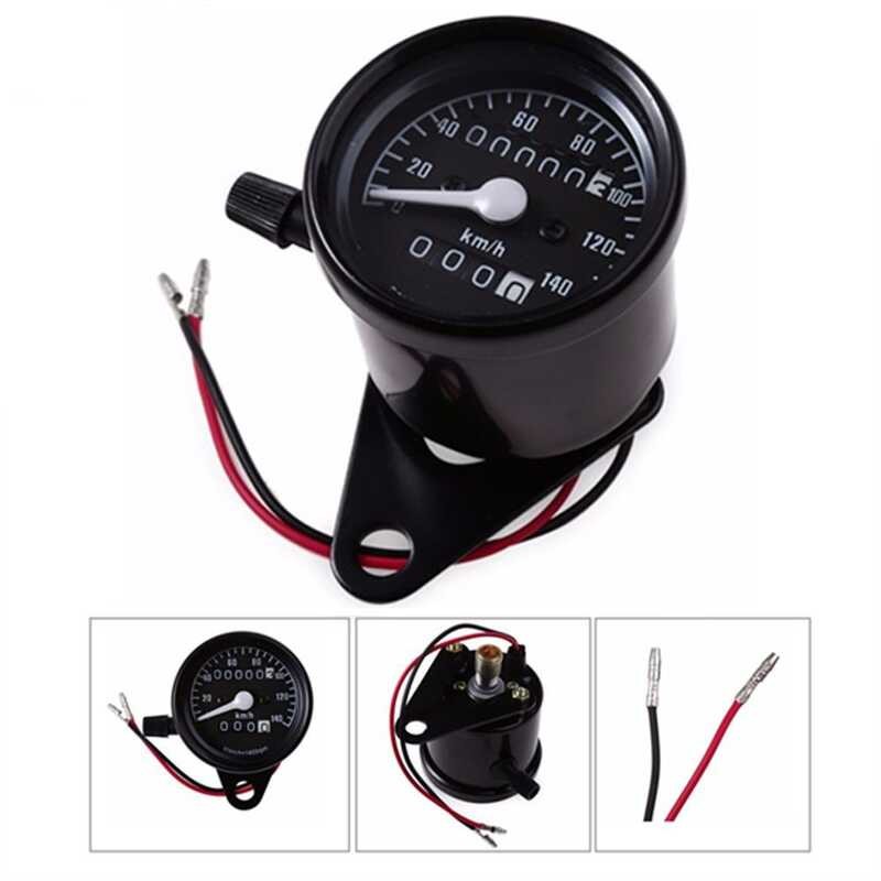 * Vintage Dual Display Speedometer With LED Backlight Odometer For ...