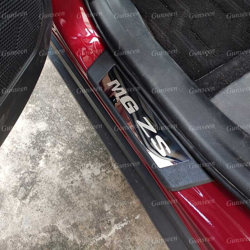 Para Sa Mg Zs EV Accessories Door Sill Pedal Cover 2020 Car Scuff Plate ...