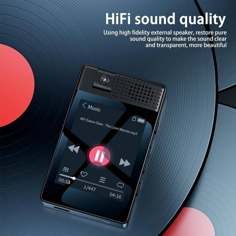 Bluetooth 5.3 MP3 Music Player Built in Speaker With 180°Rotatable ...