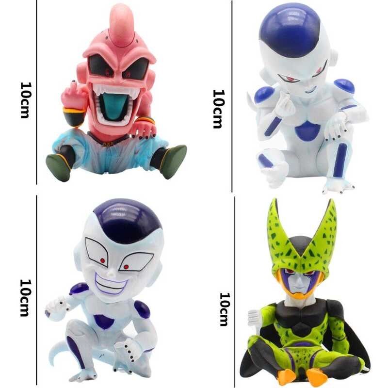 Dragon Ball Z Kids Frieza Cell Min Buu Cute PVC Action Figure ...