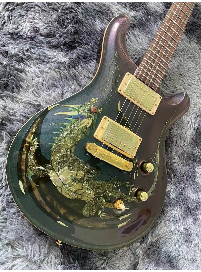 PRS Paul Reed Smith Private Stock Dragon 2000 Flame Maple Top Electric ...