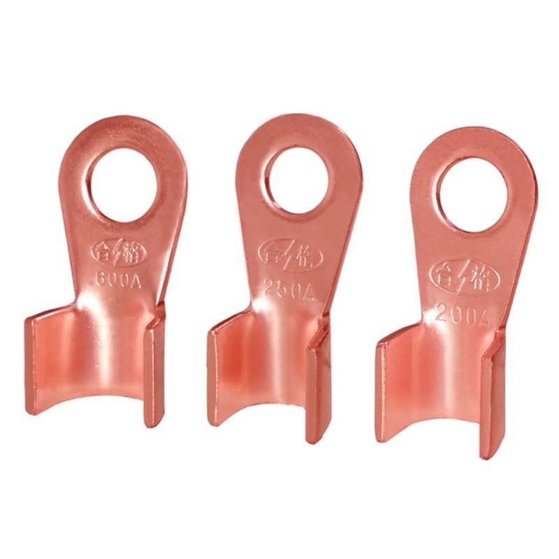 10Pcs Copper OT Terminal Non-Insulated Wire Connector Bare Electrical ...