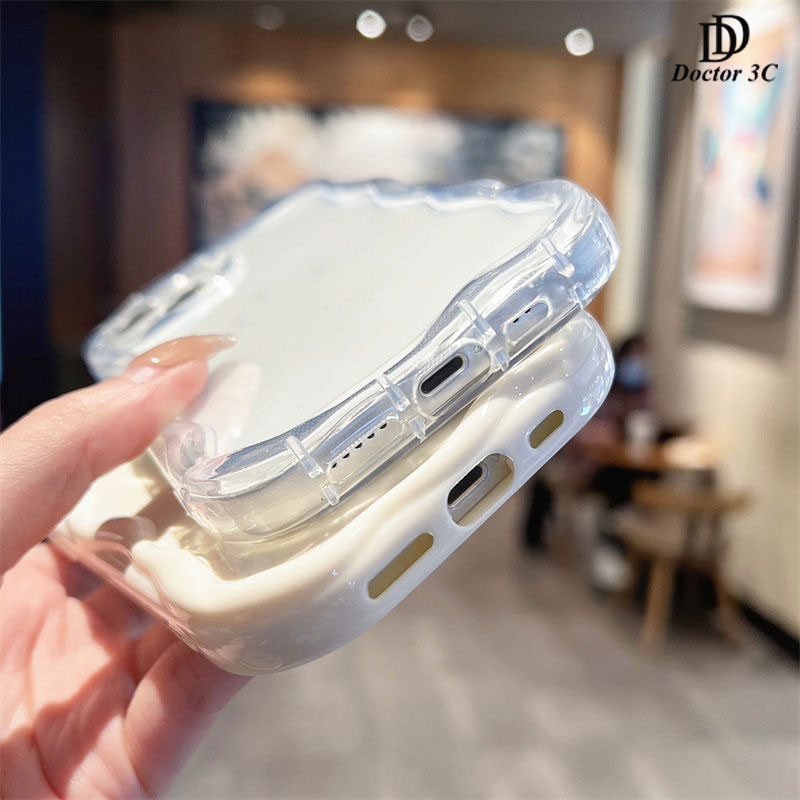 Cream Pattern Shockproof Phone Case For Samsung ss Galaxy A56 A36 A26 A17 A07 A16 A06 A55 A35 ...