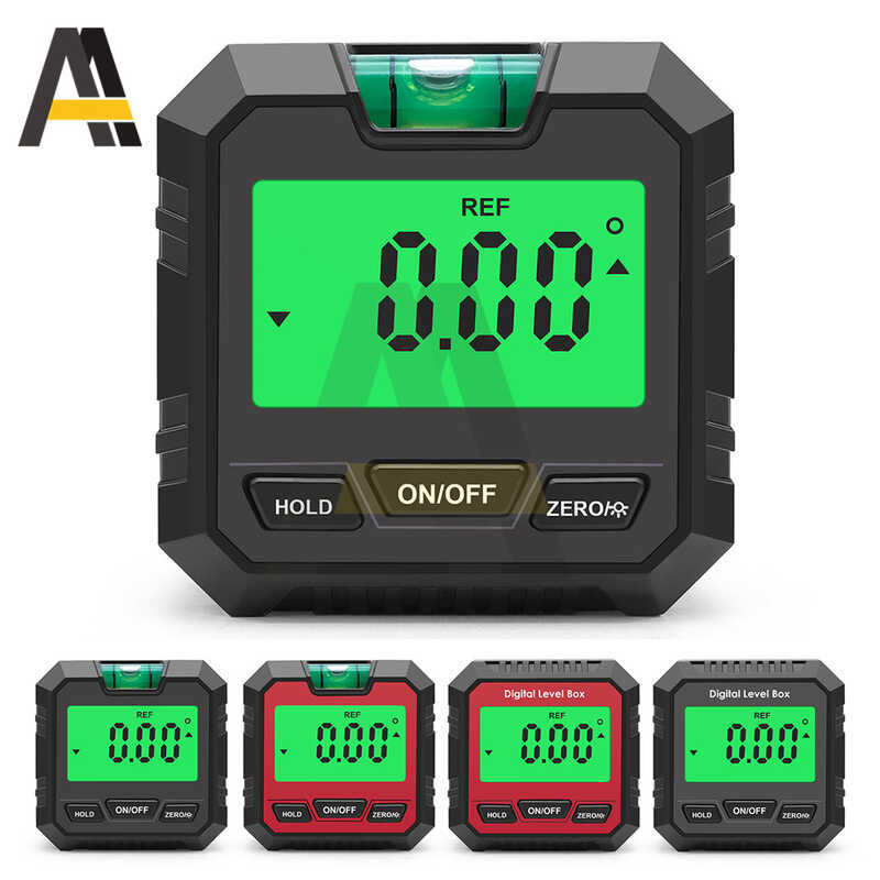 Digital Level Box Protractor Angle Finder 90 Degree Level Gauge Bevel ...
