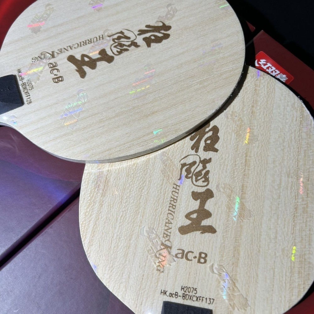 Original DHS Hurricane King AcB Table Tennis Blade (5Wood+2AC ...