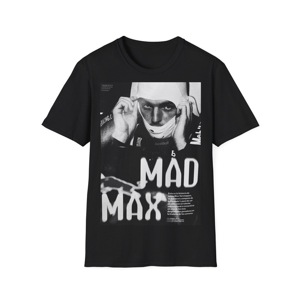Max Verstappen Halftone Vintage Style Unisex T-Shirt, mad max f1 t ...