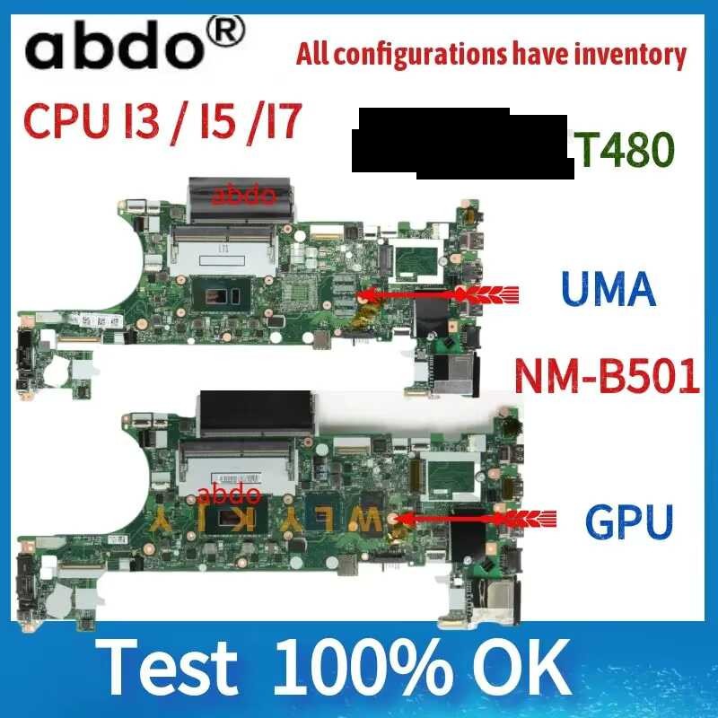 Brand New Et480 Nm-B501.For Lenovo Thinkpad T480 Laptop Motherboard ...