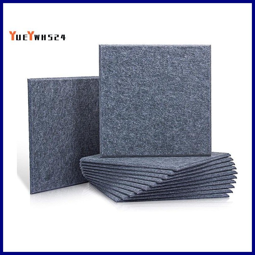 12 Pcs Acoustic Absorption Panels,Beveled Ceramic Tiles for Sound ...