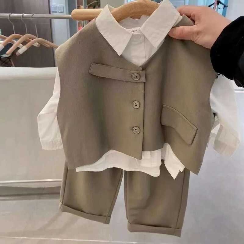 Mga Lalaki S Bagong Estilo Ng Uppishai Autumn Suit Para Sa Ng Guwapo ...