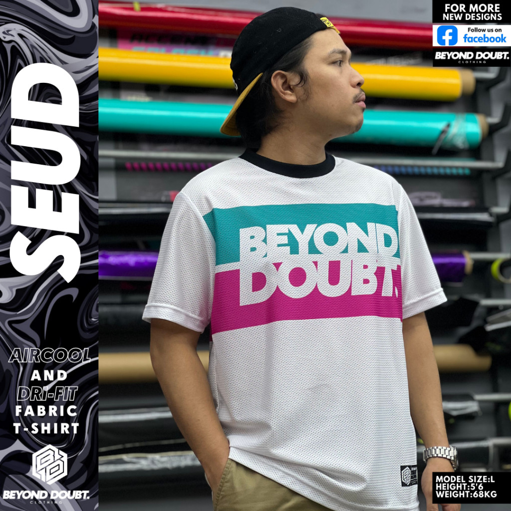 T-SHIRT - "SEUD” Design AIRCOOL & DRIFIT Fabric - BEYOND DOUBT CLOTHING ...