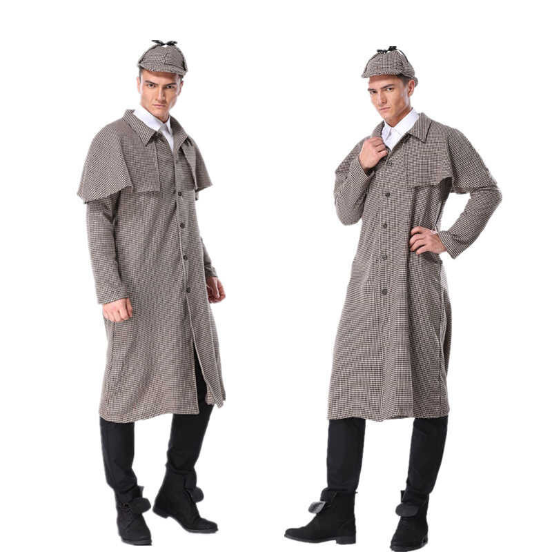 Halloween cosplay costume new adult male Sherlock Holmes costume ...