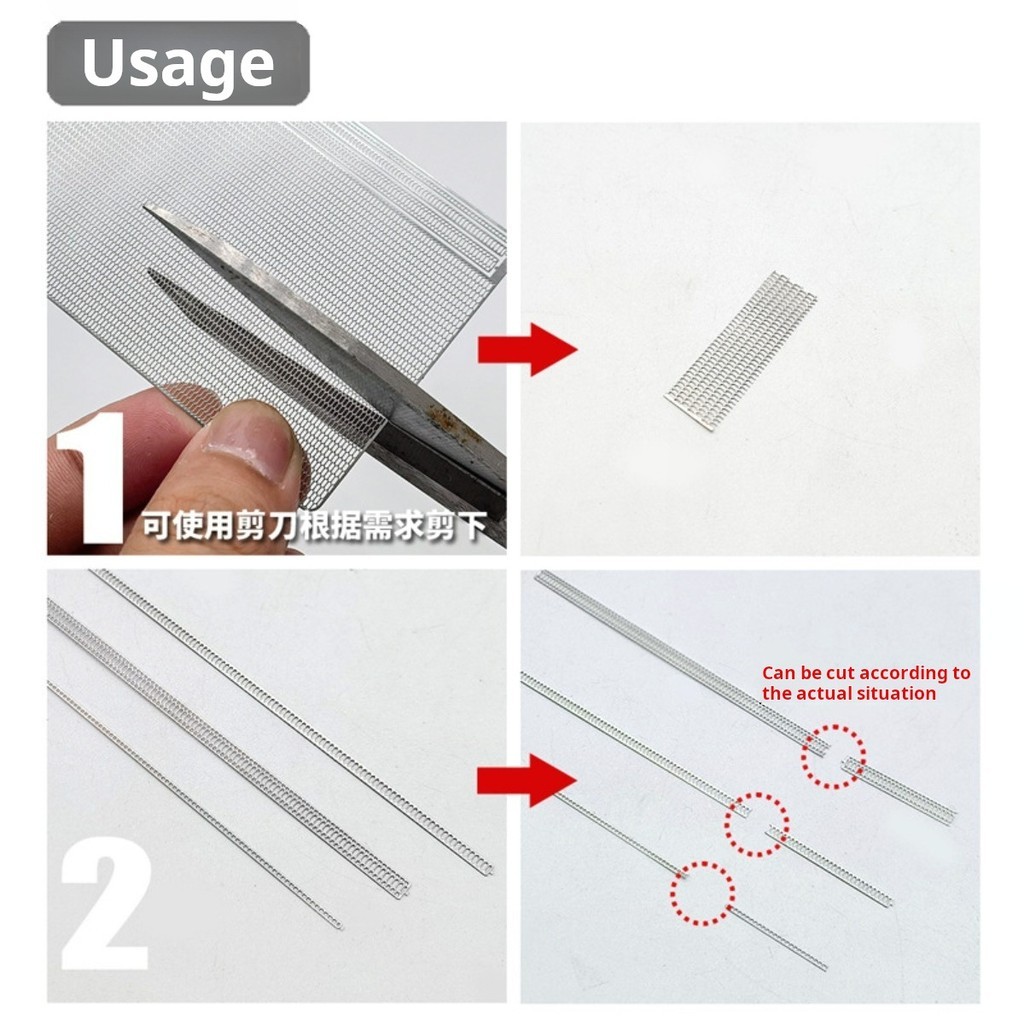 MOSHI MX043-048 Model Mesh Detail Etching Sheet PE Parts for Gundam ...