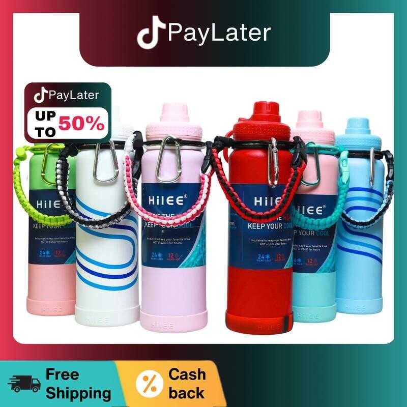 Hilee Flask With Silicone Bumper And Free Paracord 600Ml/800Ml/1000Ml ...