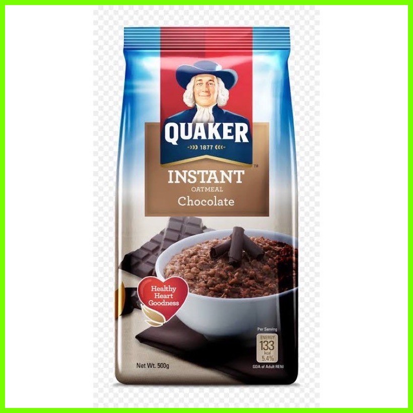 Quaker Oats Instant Chocolate Oatmeal Oats Healthy Food 200g and 500g ...