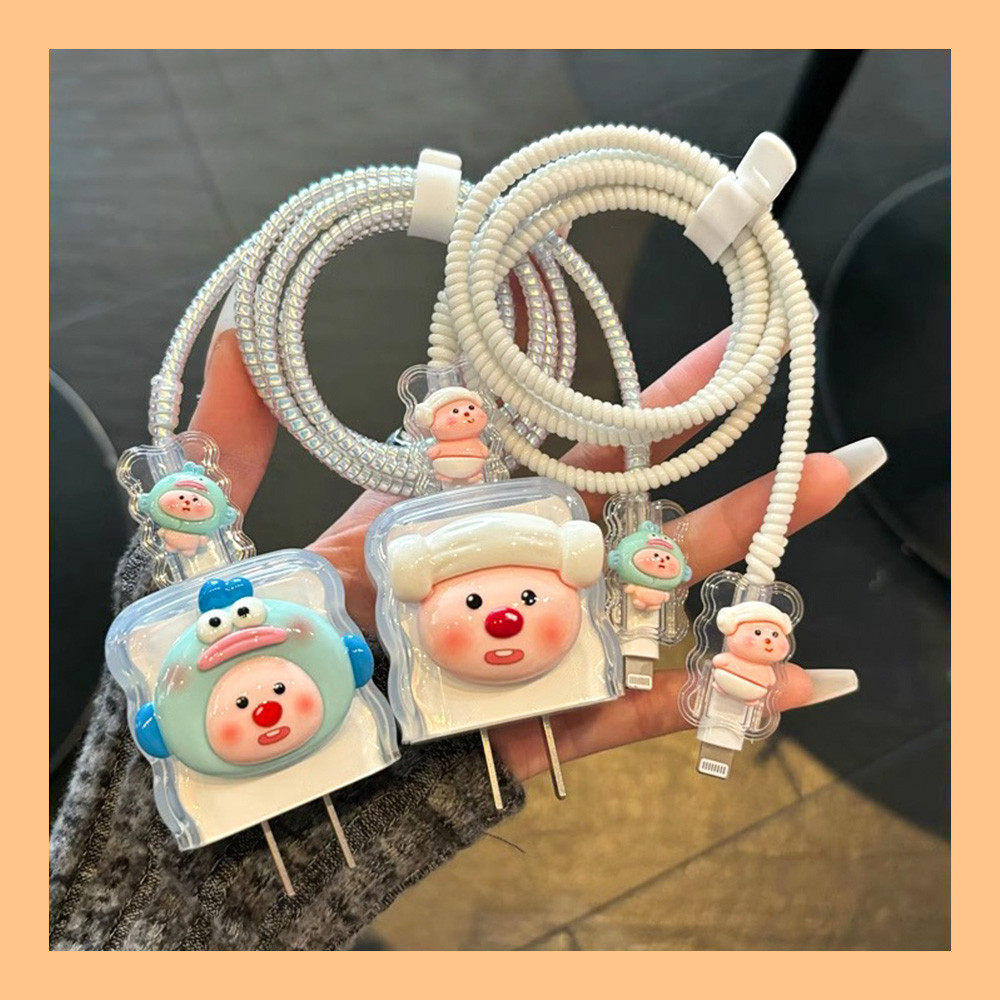 Funny Big Mouth Emoji Charger Protector Cover for 18/20W Apple Cute ...