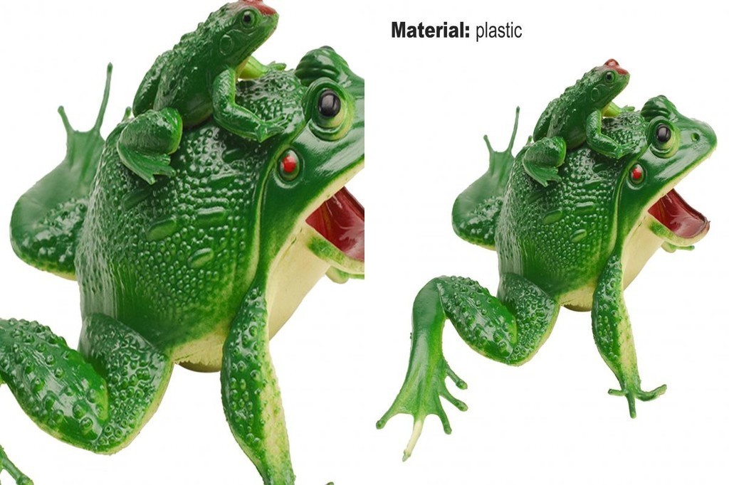 Lingoer| Sounding Frog Toy Clear Texture Puzzle Tricky Props Simulation ...