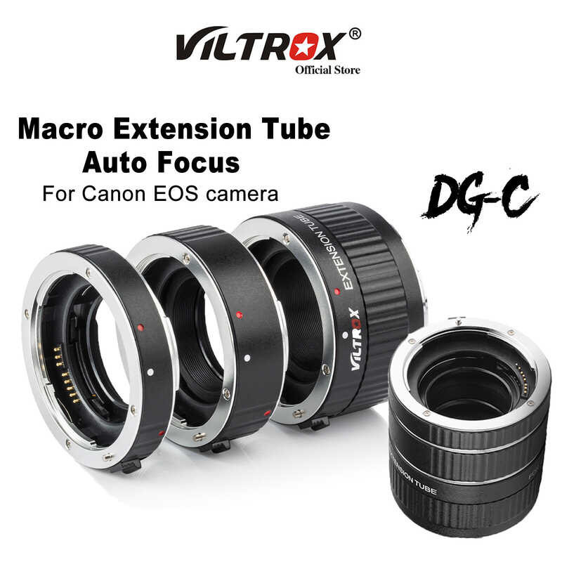 Viltrox DG-C AF Auto Focus ro Extension Tube Lens Adapter para sa Canon ...