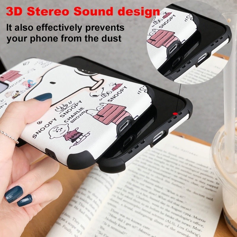 Leather Casing for Oppo A52 A92 A53 A33 A15 A15s A3 A5 Pro A9 A76 A96 ...