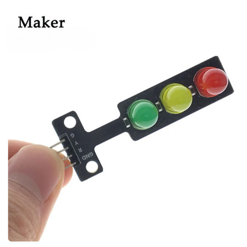 5V Traffic Light LED Display Module for Arduino Red Yellow Green 5mm ...