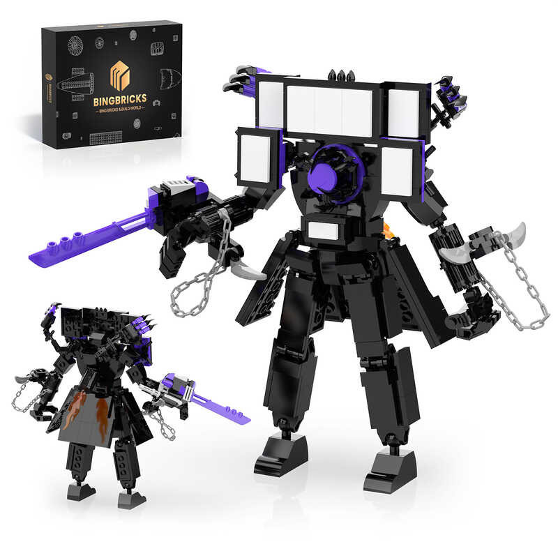 Skibidi Toilet Upgraded Professor Man, Clock Man, Weapon Titan TV Man ...