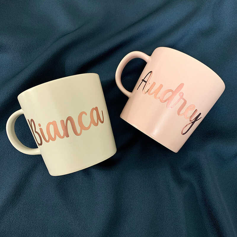 Personalized ceramic coffee cup, breakfast milk cup, home and office ...