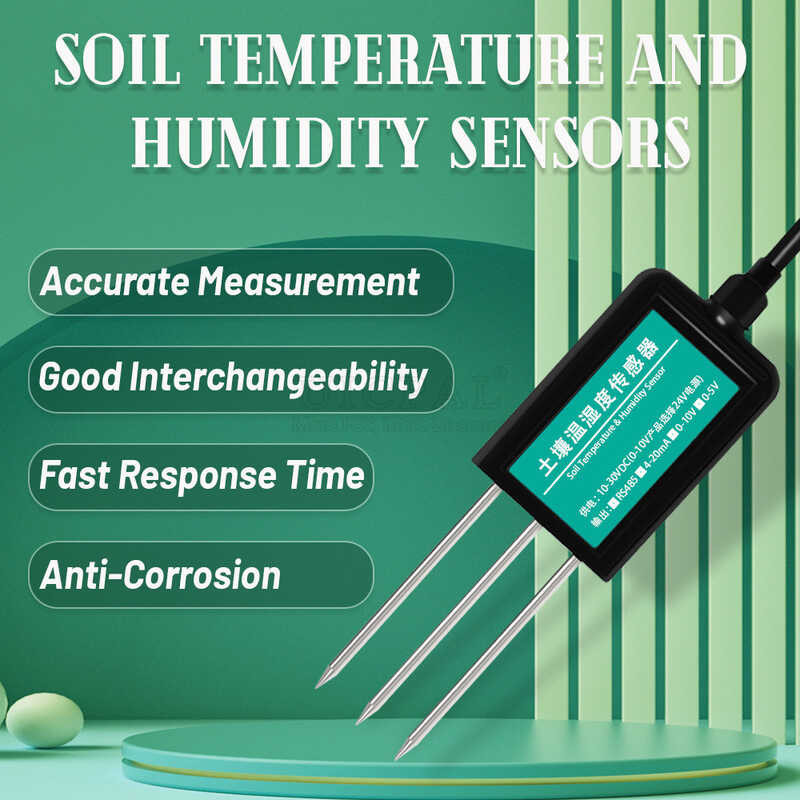 Humidity Sensor 4-20mA RS485 0-5V 0-10V Output Soil Conductivity ...