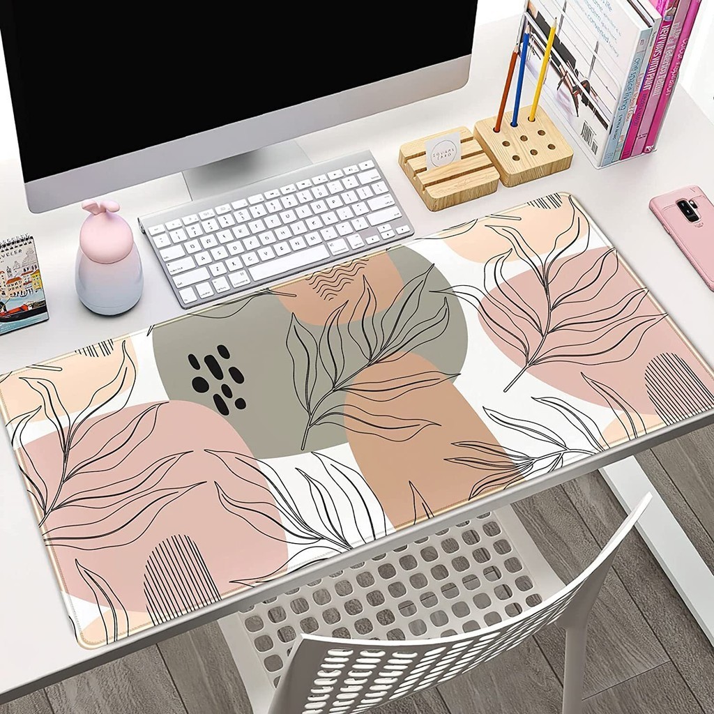 Aesthetic Desk Mat Abstract Boho Large Mouse Pad Xxl Mouse Pad Extended ...